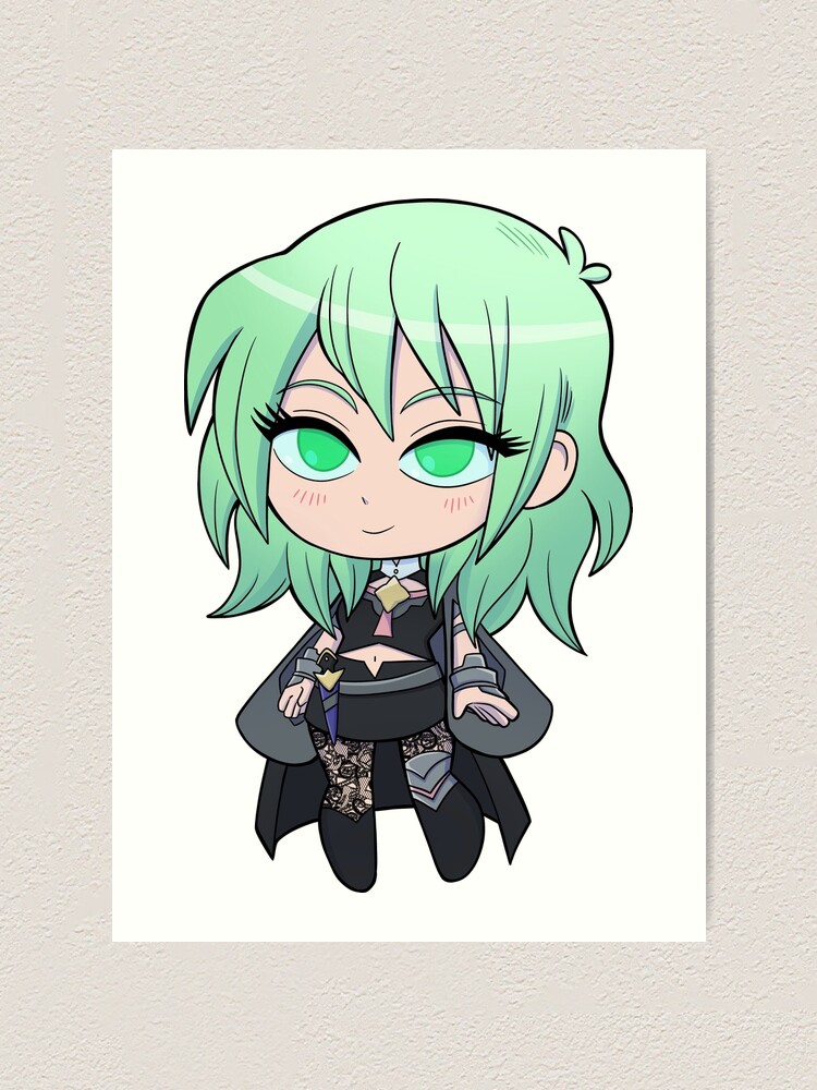 "Byleth (F!Byleth / Green Hair) - Fire Emblem Three Houses - Chibi ...