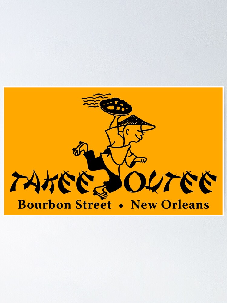 "Takee Outee" Poster for Sale by MStyborski | Redbubble