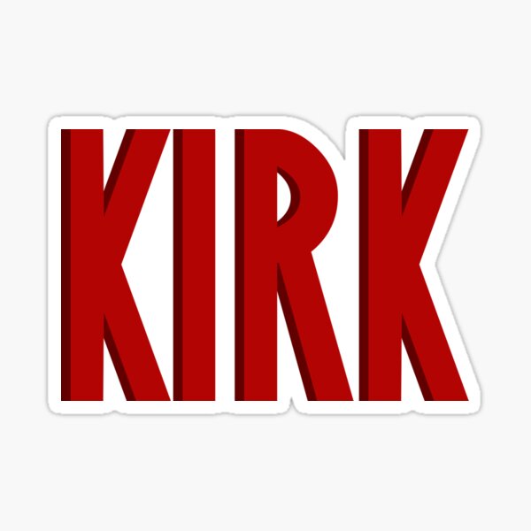 "KIRK HIp-Hop" Sticker by FabloFreshcoBar | Redbubble