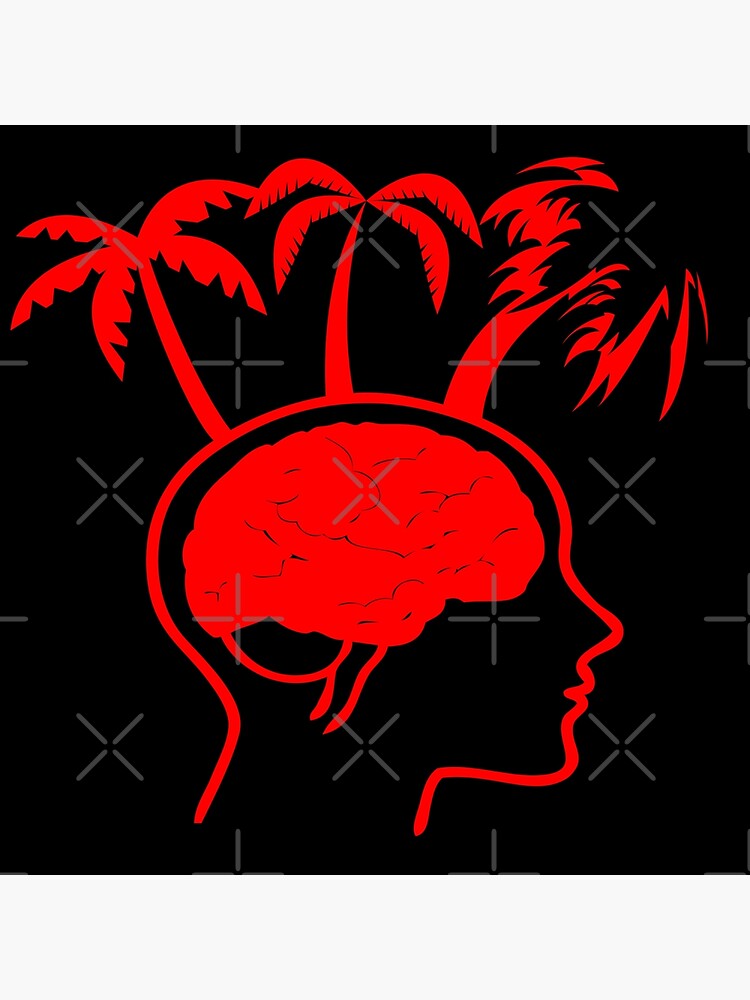 "Palm trees head" Poster by phys | Redbubble