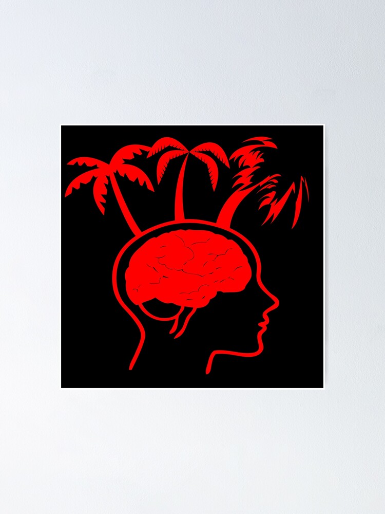 "Palm trees head" Poster by phys | Redbubble