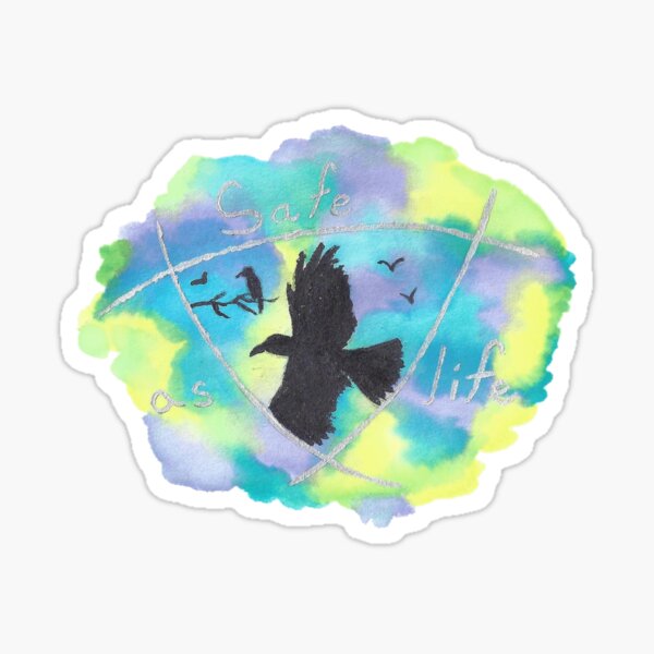 "Raven Cycle sticker" Sticker for Sale by Seaspray13 | Redbubble