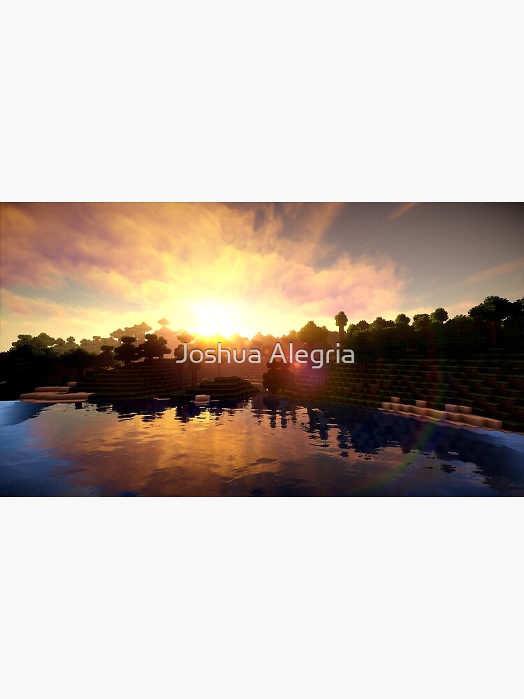 "Minecraft Shader Picture" Art Print by Opptitronica | Redbubble