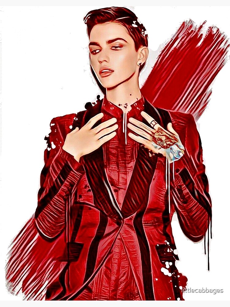 "Ruby Rose" Poster by littlecabbages | Redbubble