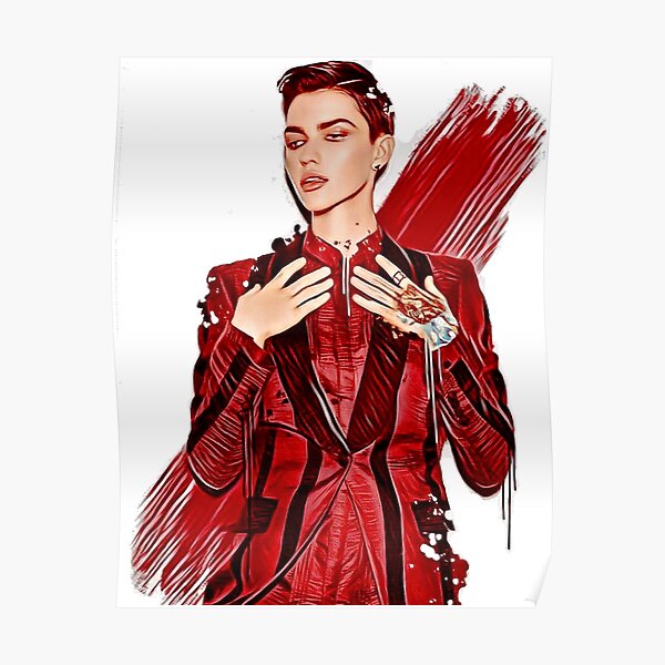 "Ruby Rose" Poster by littlecabbages | Redbubble