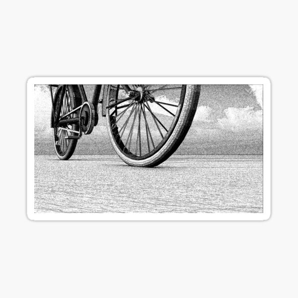 "Bicycles on the beach ... 3a" Sticker for Sale by AtelierFafard ...