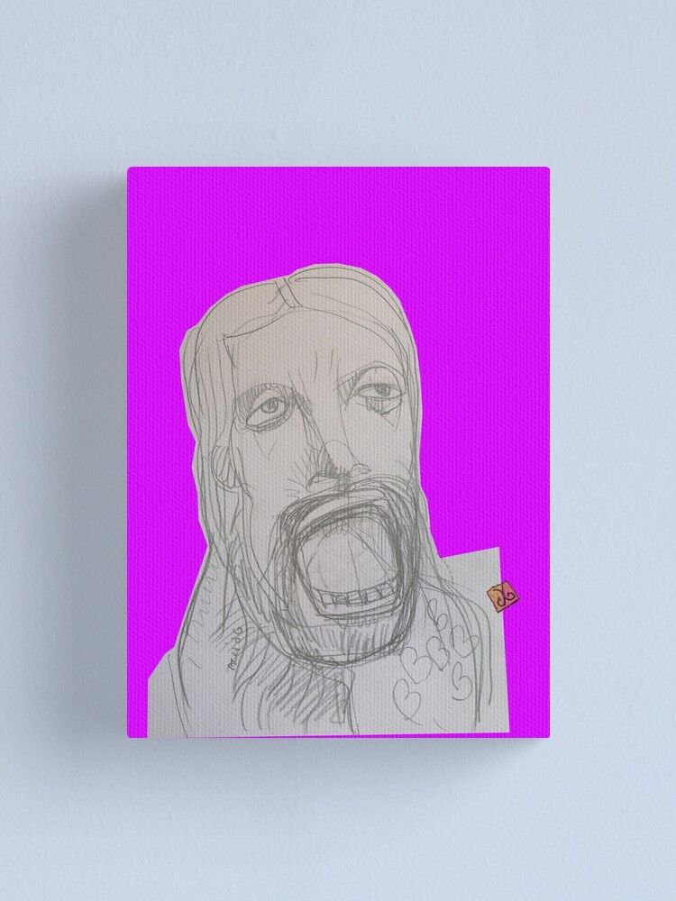 "Jesus Christ Preaching (Drawing by AliceCCI)" Canvas Print by ...