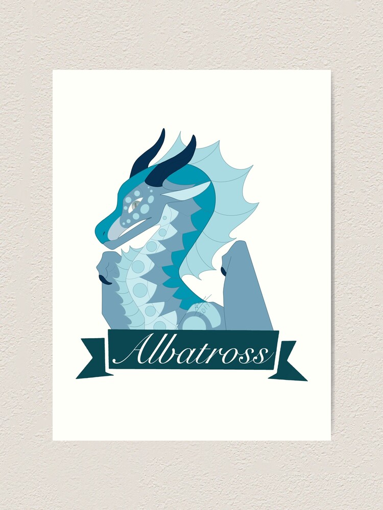 "Wings of Fire: Prince Albatross" Art Print by 1-800-NEON | Redbubble