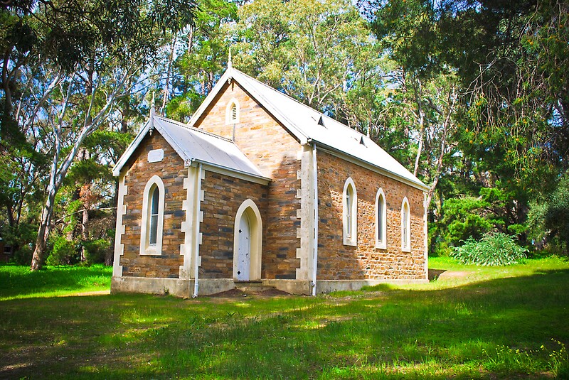 "Uniting Church, Ashbourne, South Australia " by Ginter | Redbubble