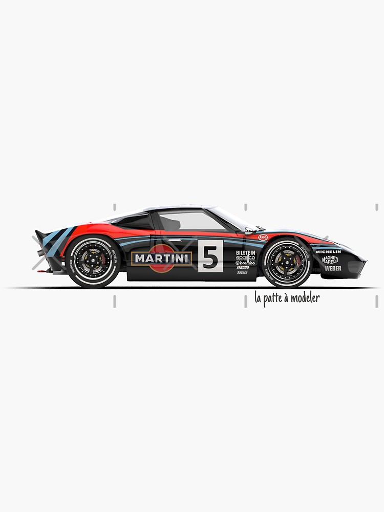 "Ford GT40" Sticker by LA PATTE A MODELER | Redbubble