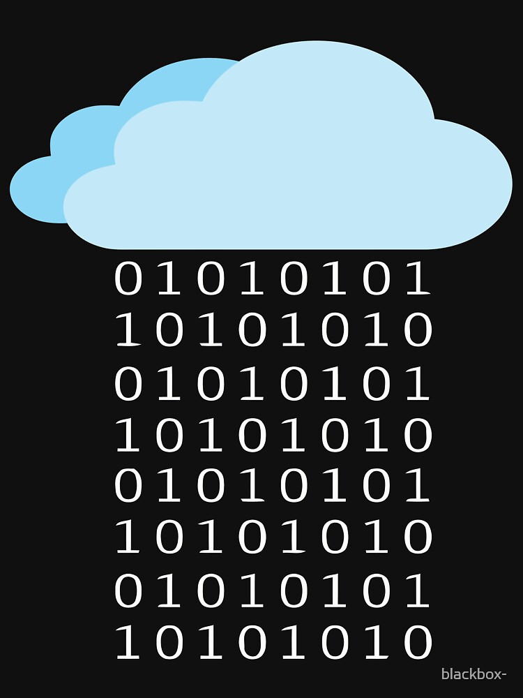 "Binary code rain" T-shirt by blackbox- | Redbubble