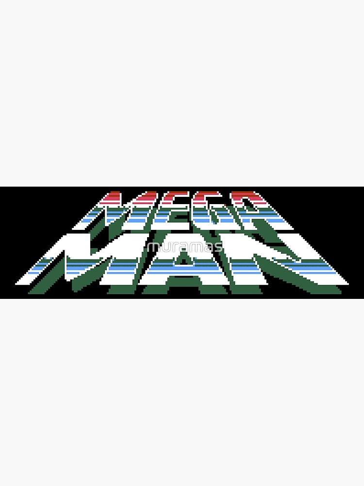 "Megaman: Logo" Art Print by muramas | Redbubble