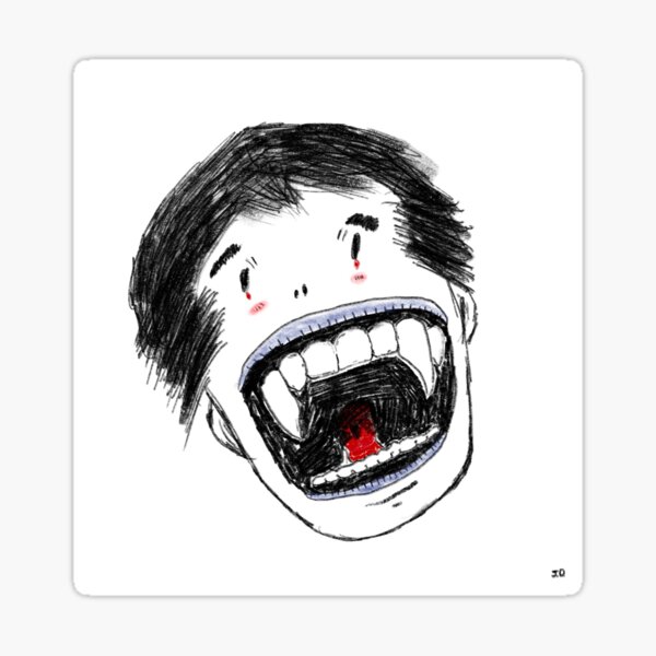 "The Count is crying" Sticker for Sale by Teezeus | Redbubble
