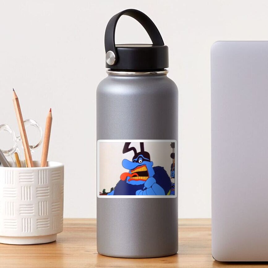 "Blue Meanie" Sticker for Sale by FlyingPriest | Redbubble