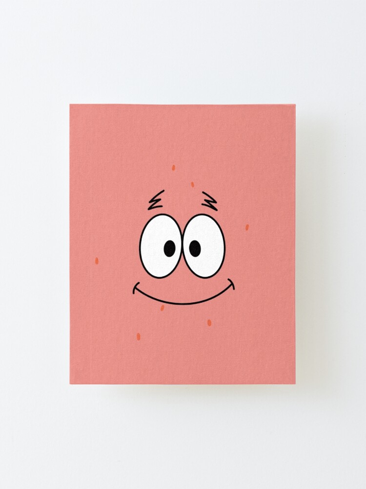"Patrick Star Face" Mounted Print for Sale by ArtsyJulez | Redbubble