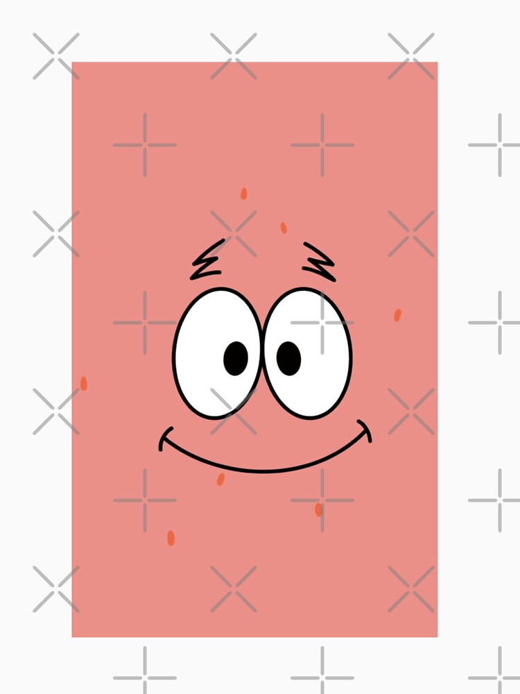 "Patrick Star Face" T-shirt for Sale by ArtsyJulez | Redbubble ...