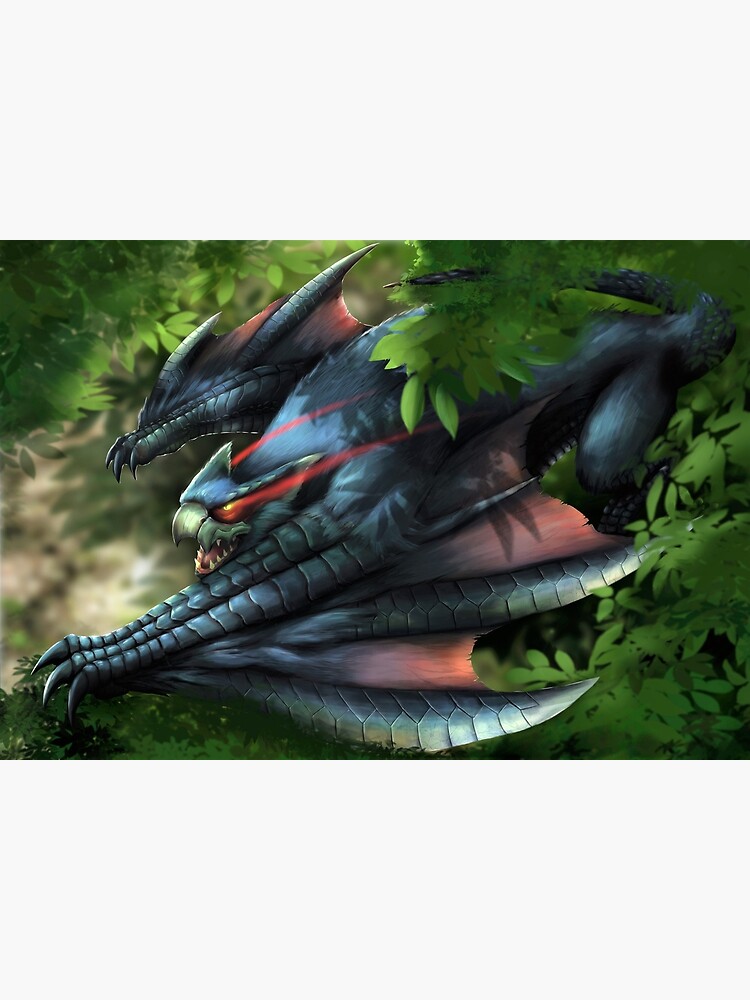 "Nargacuga - Monster Hunter World: Iceborne" Art Print by SqueakyMuffin ...