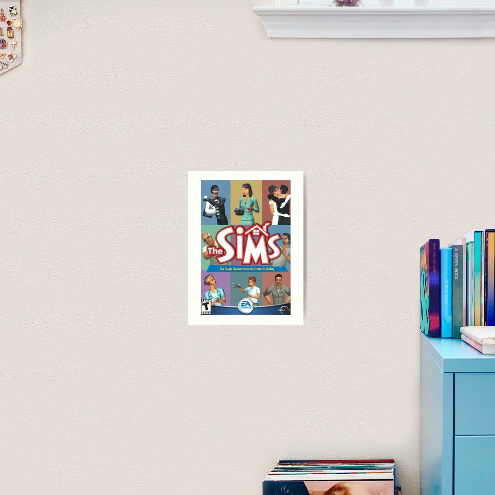 "Sims 1 Box Art" Art Print for Sale by slappybag9 | Redbubble