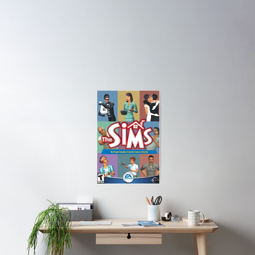 "Sims 1 Box Art" Poster for Sale by slappybag9 | Redbubble