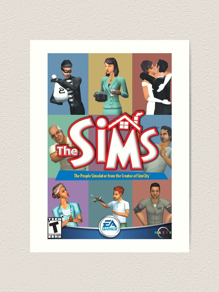 "Sims 1 Box Art" Art Print for Sale by slappybag9 | Redbubble