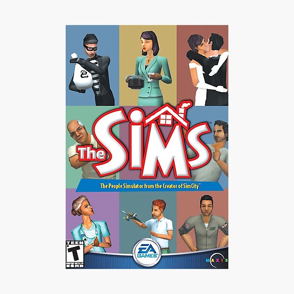 "Sims 1 Box Art" Fotodruck von slappybag9 | Redbubble