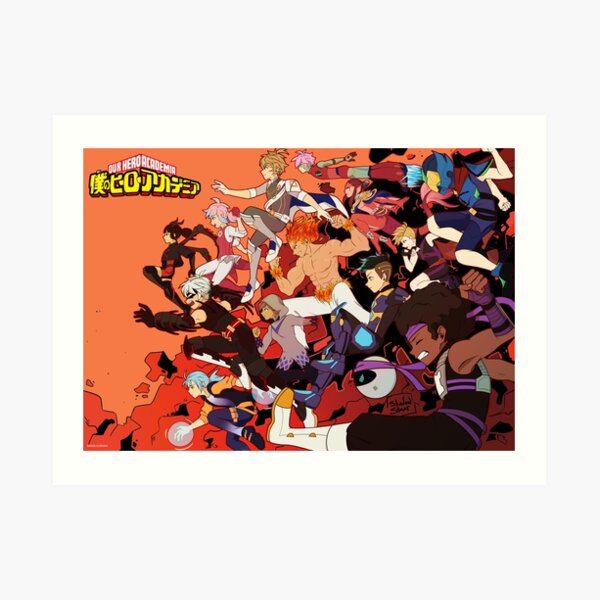 "OHA: Our Hero Academia DnD Poster" Art Print by ShadowStaar | Redbubble
