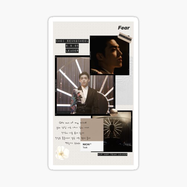 "Seventeen Scoups Fear" Sticker for Sale by mooneun | Redbubble