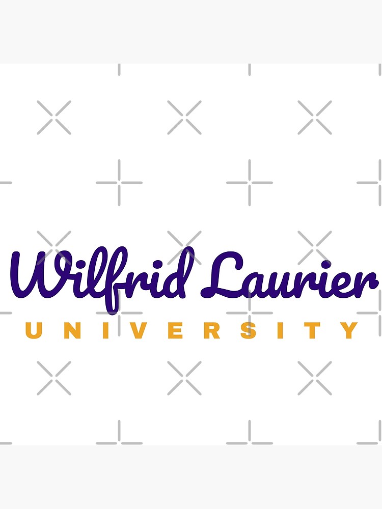 "Wilfrid Laurier University Cursive Large Logo" Art Print by stickel ...