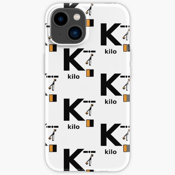 "K for Kilo (phonetic alphabet)" iPhone Case for Sale by ...