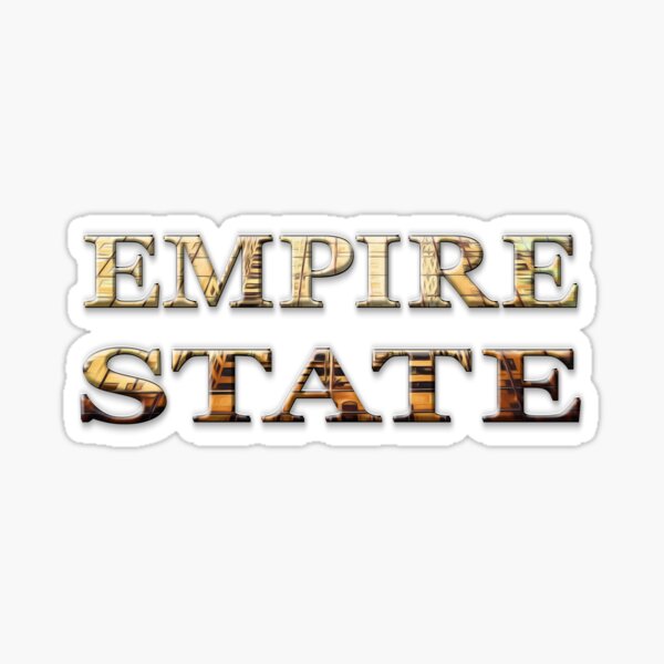 "Reflective Empire" Sticker for Sale by RayW | Redbubble
