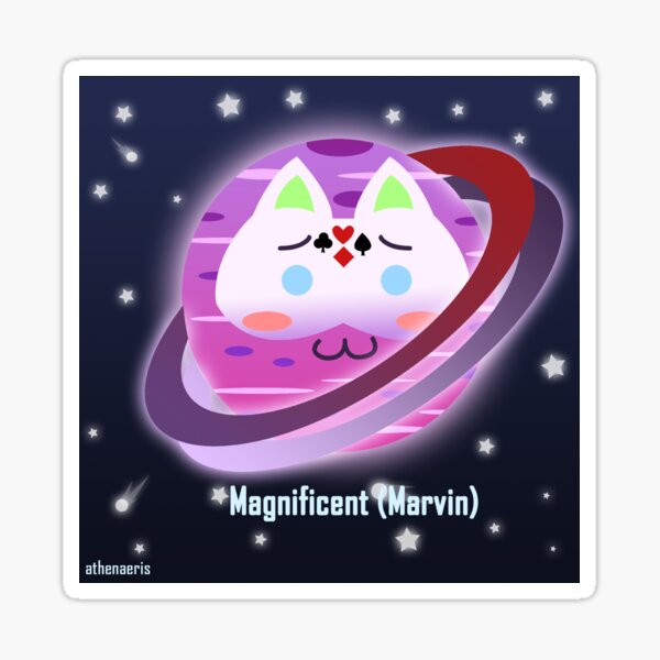 "JSE Planets - Marvin the Magnificent" Sticker for Sale by athenaeris ...