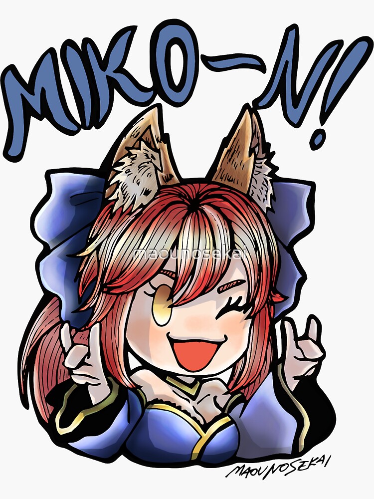 "FATE: Mikon!" Sticker for Sale by maounosekai | Redbubble