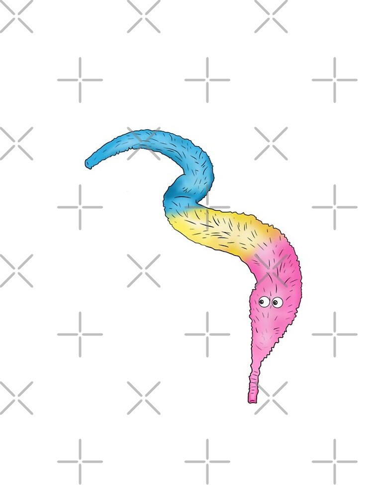 "pansexual pride worm on a string " iPhone Case for Sale by fairyyfacee ...