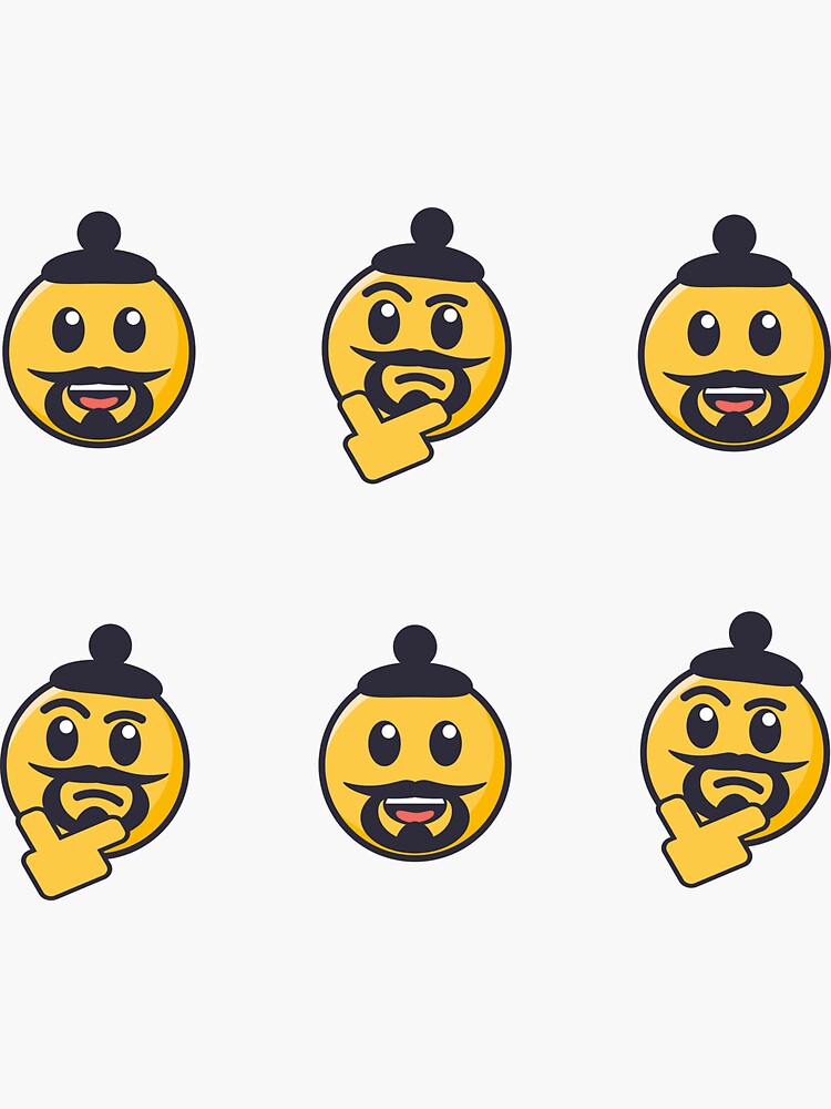 "CJ Emojis" Sticker by w3cj | Redbubble