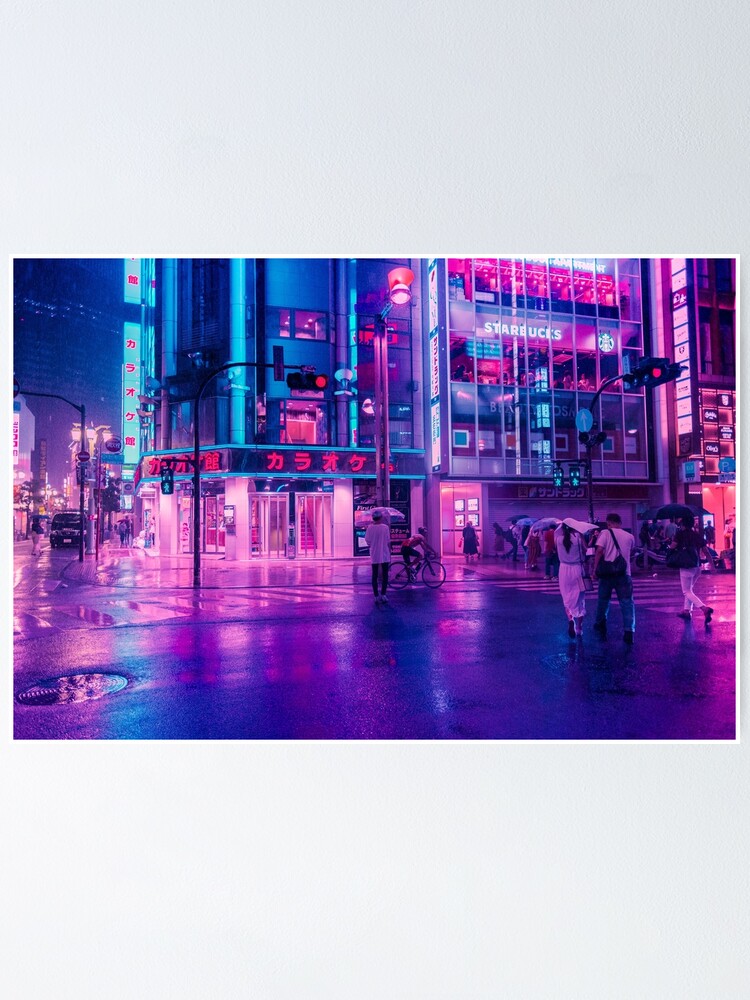 "Neon Nostalgia" Poster for Sale by HimanshiShah | Redbubble