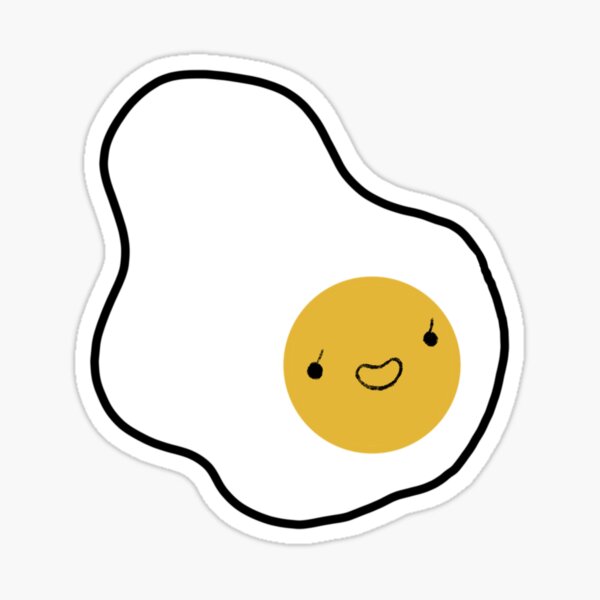 "Sunny Side Up " Sticker for Sale by halleyshea | Redbubble