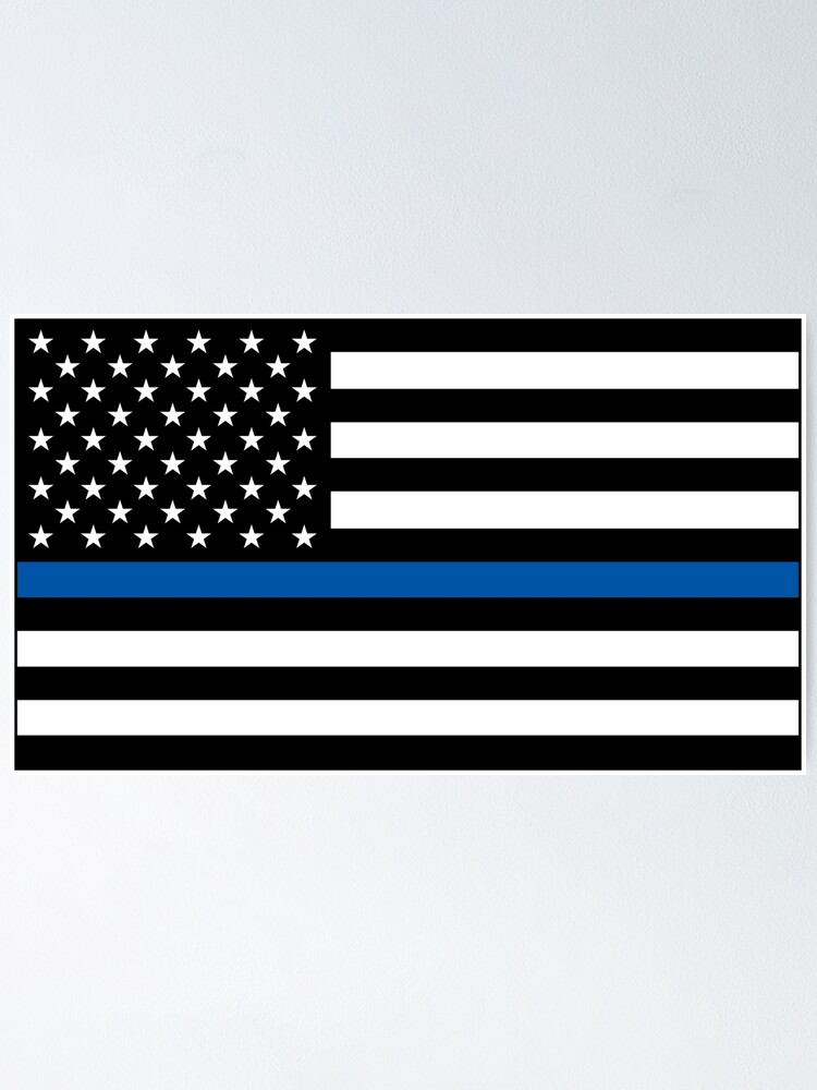 "Thin Blue Line" Poster for Sale by Andrewdotcom | Redbubble