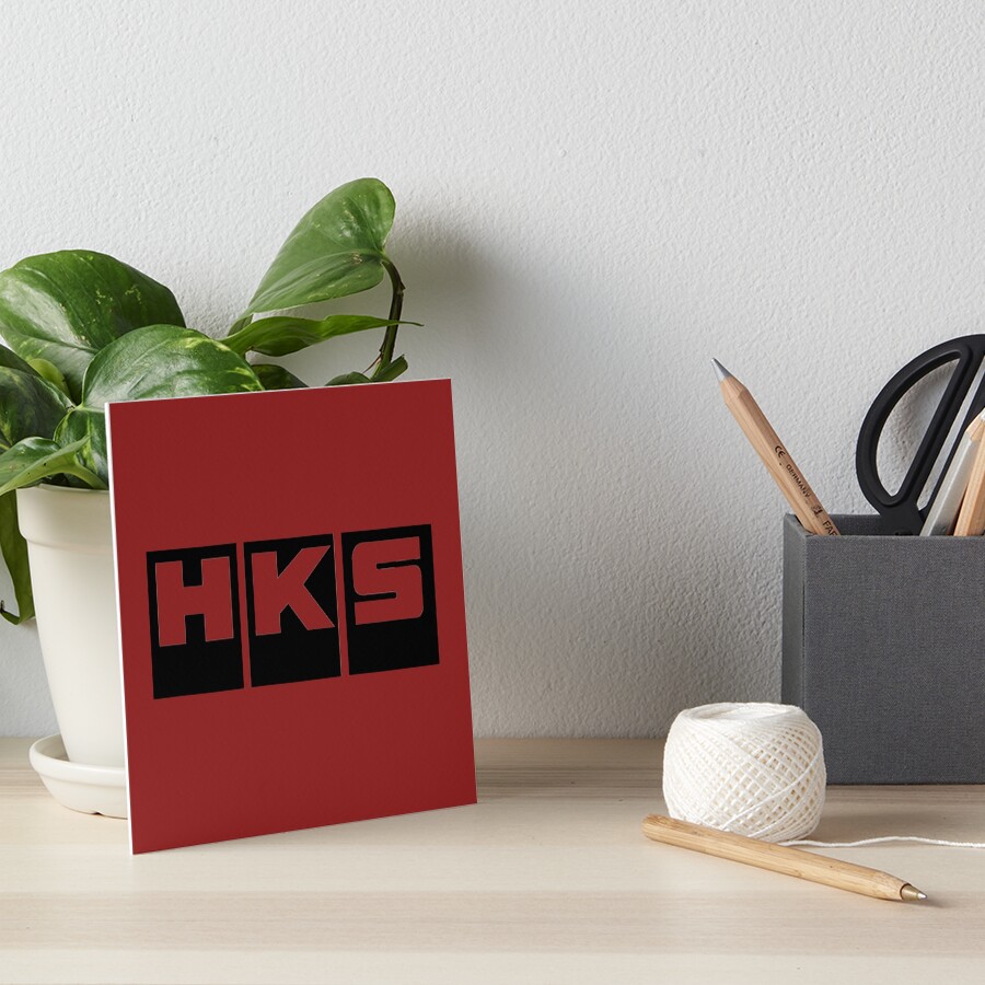 "HKS logo" Art Board Print for Sale by JeffReding | Redbubble