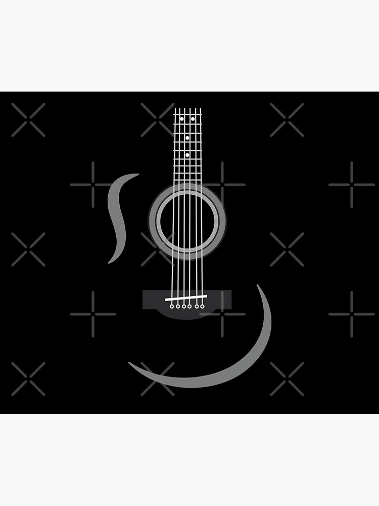 Music Acoustic Guitar Abstract Poster By Blok45 Redbubble
