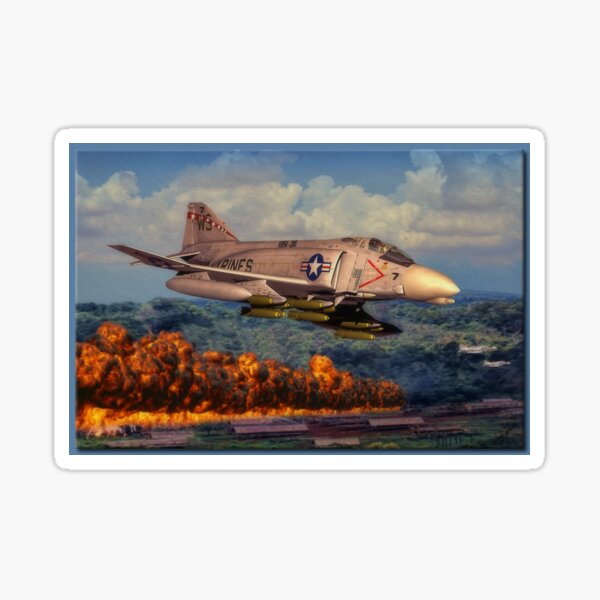 "F4 Phantom" Sticker for Sale by Richard Gerhard | Redbubble
