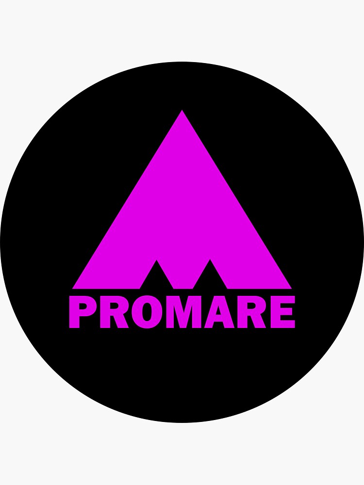 "PROMARE LOGO ~ PINK" Sticker by rainforests | Redbubble