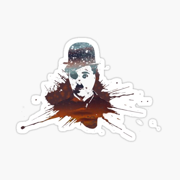 "Charlie Chaplin" Sticker by RenjithAsokan | Redbubble