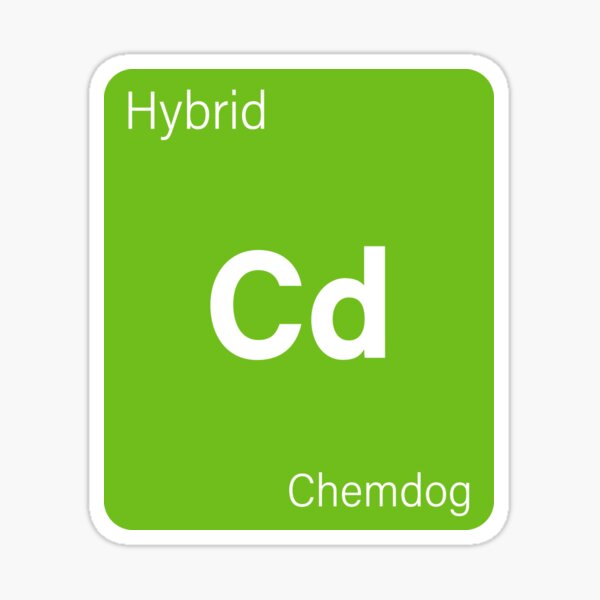 "Chemdog Strain Tag - Favorite Strain" Sticker for Sale by Shirt-Guide ...