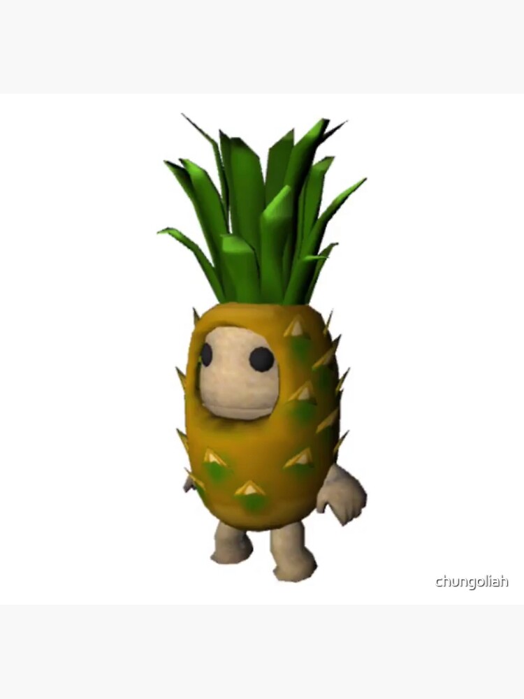 "Pineapple sackboy" Sticker for Sale by chungoliah | Redbubble