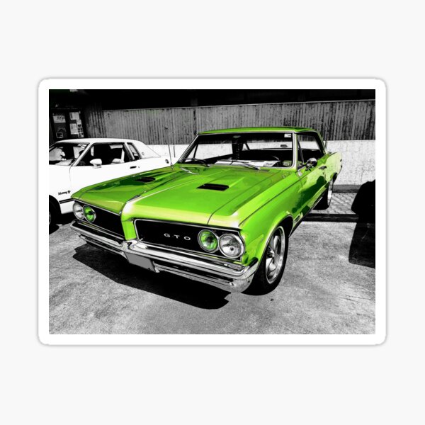 "Pontiac GTO" Sticker by keyonn | Redbubble