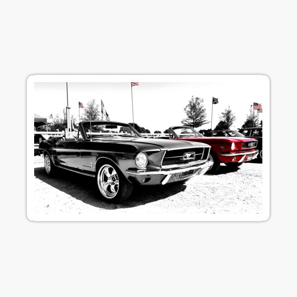"Ford Mustang convertible" Sticker for Sale by keyonn | Redbubble
