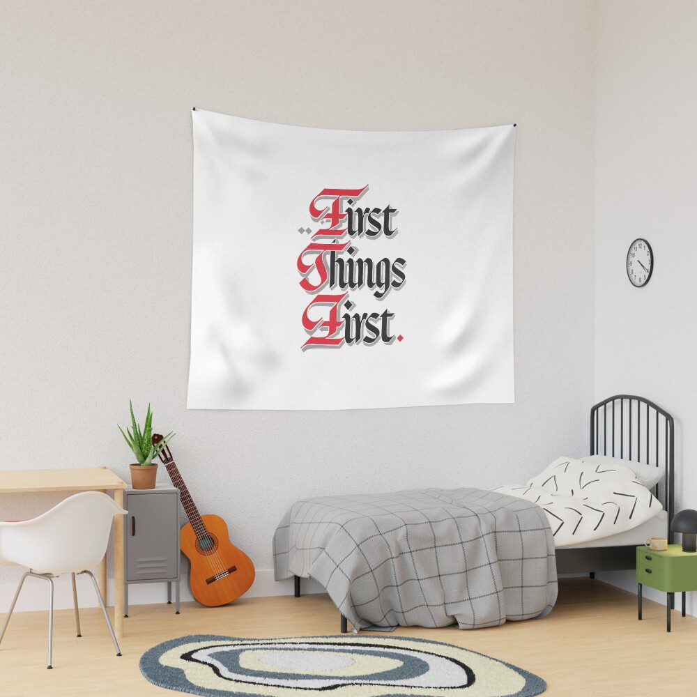 "First Things First - AA Slogan" Art Print for Sale by SoberTeeCo ...