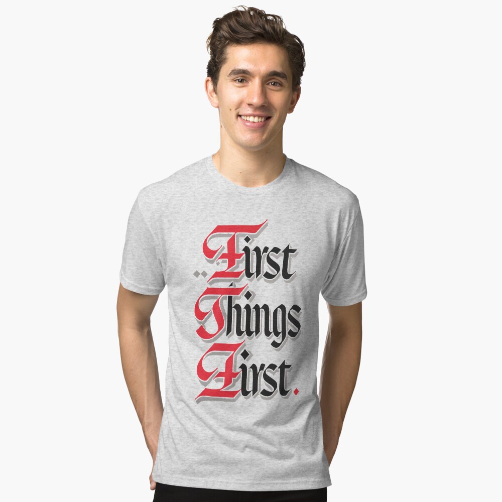 "First Things First - AA Slogan" Art Print for Sale by SoberTeeCo ...