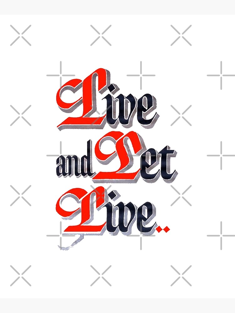 "Live And Let Live - AA Slogan " Mounted Print for Sale by SoberTeeCo ...