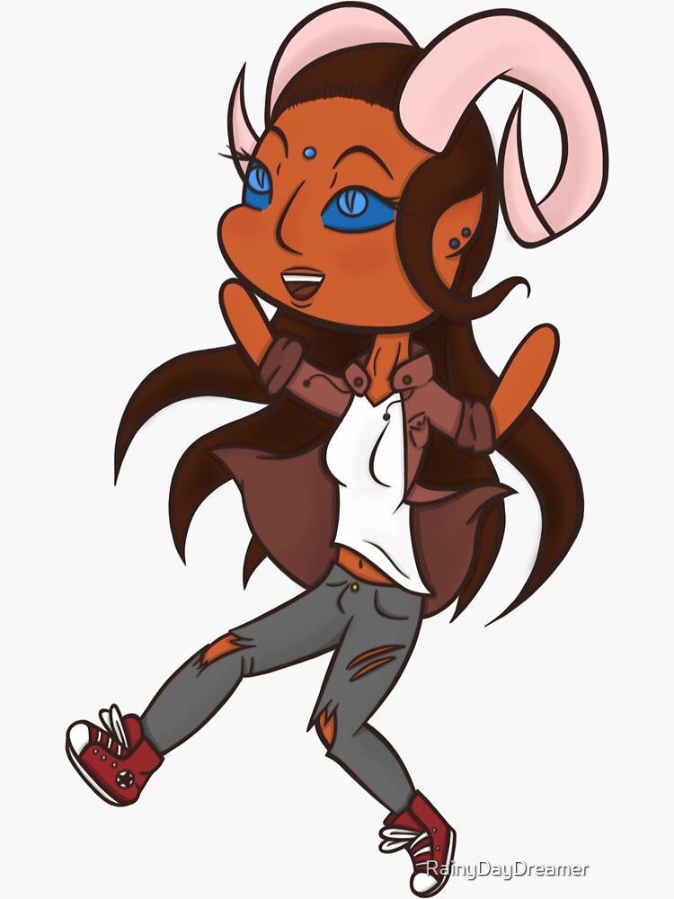 "Sunny- OC" Sticker for Sale by RainyDayDreamer | Redbubble